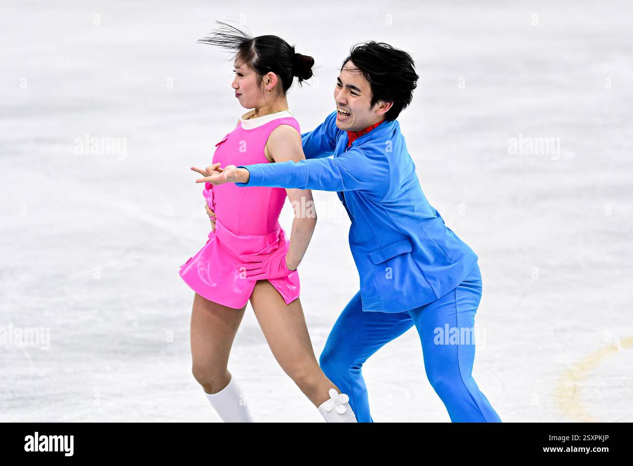 Sara KISHIMOTO & Atsuhiko TAMURA (JPN), during Junior Ice Dance ...