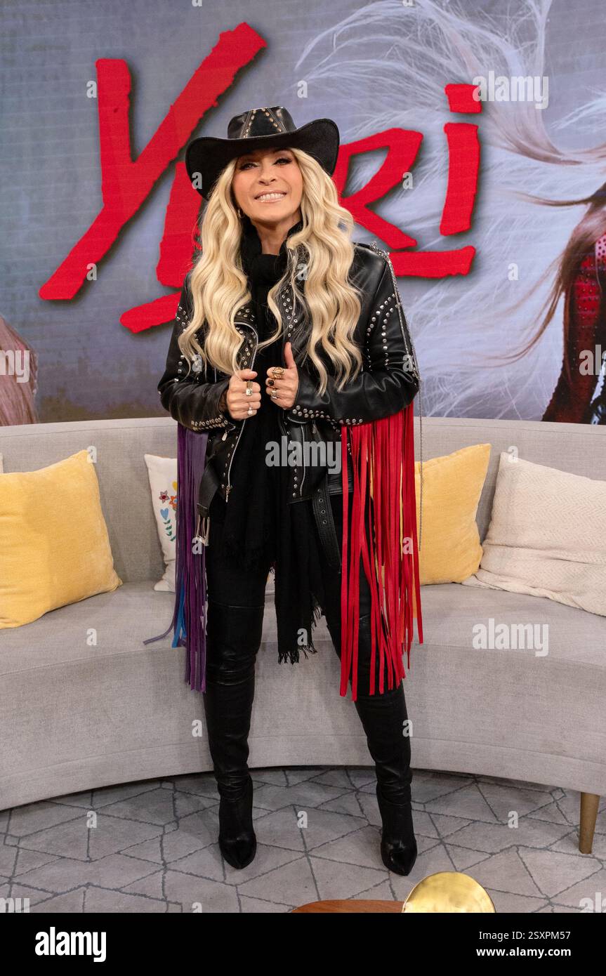 DORAL, FL-FEBRUARY 25: Singer YURI is seen during “Despierta America ...