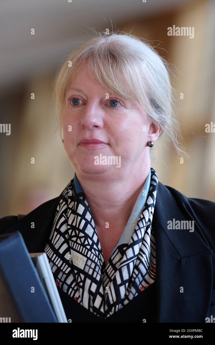 Edinburgh Scotland, UK 25 February 2025. Cabinet Secretary for Finance ...