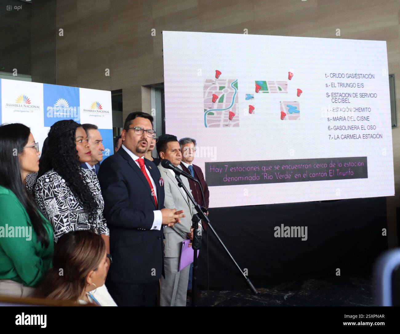 PRESS CONFERENCE REVOLUCION CIUDADANA Quito, Tuesday, February 25, 2025 ...