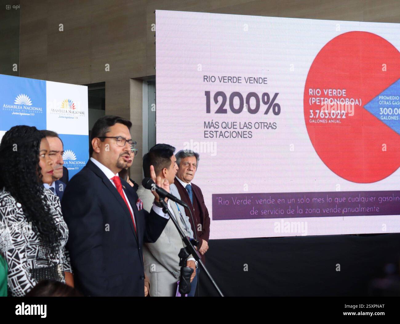 PRESS CONFERENCE REVOLUCION CIUDADANA Quito, Tuesday, February 25, 2025 ...