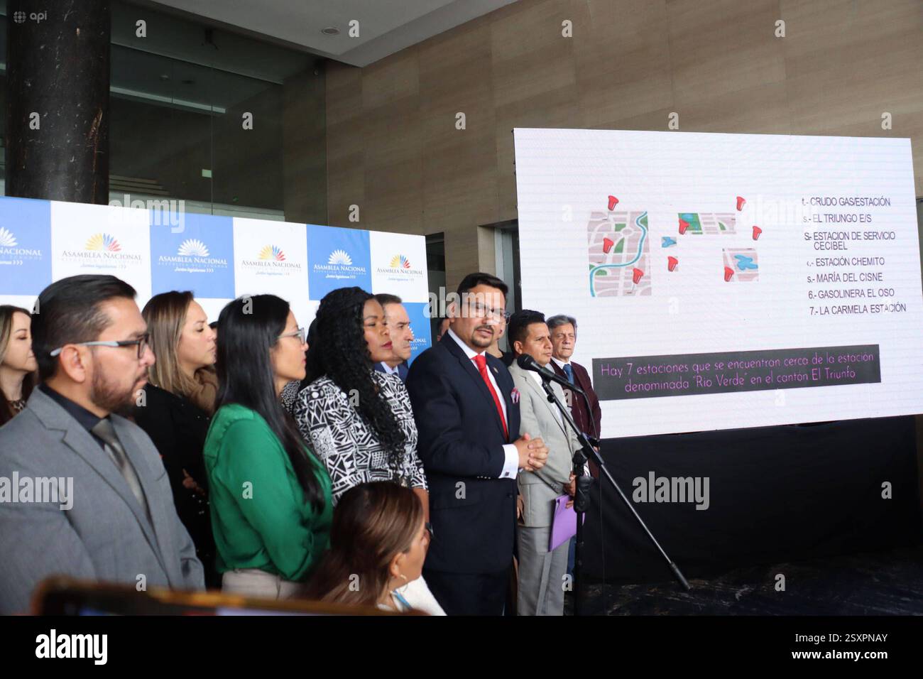 PRESS CONFERENCE REVOLUCION CIUDADANA Quito, Tuesday, February 25, 2025 ...