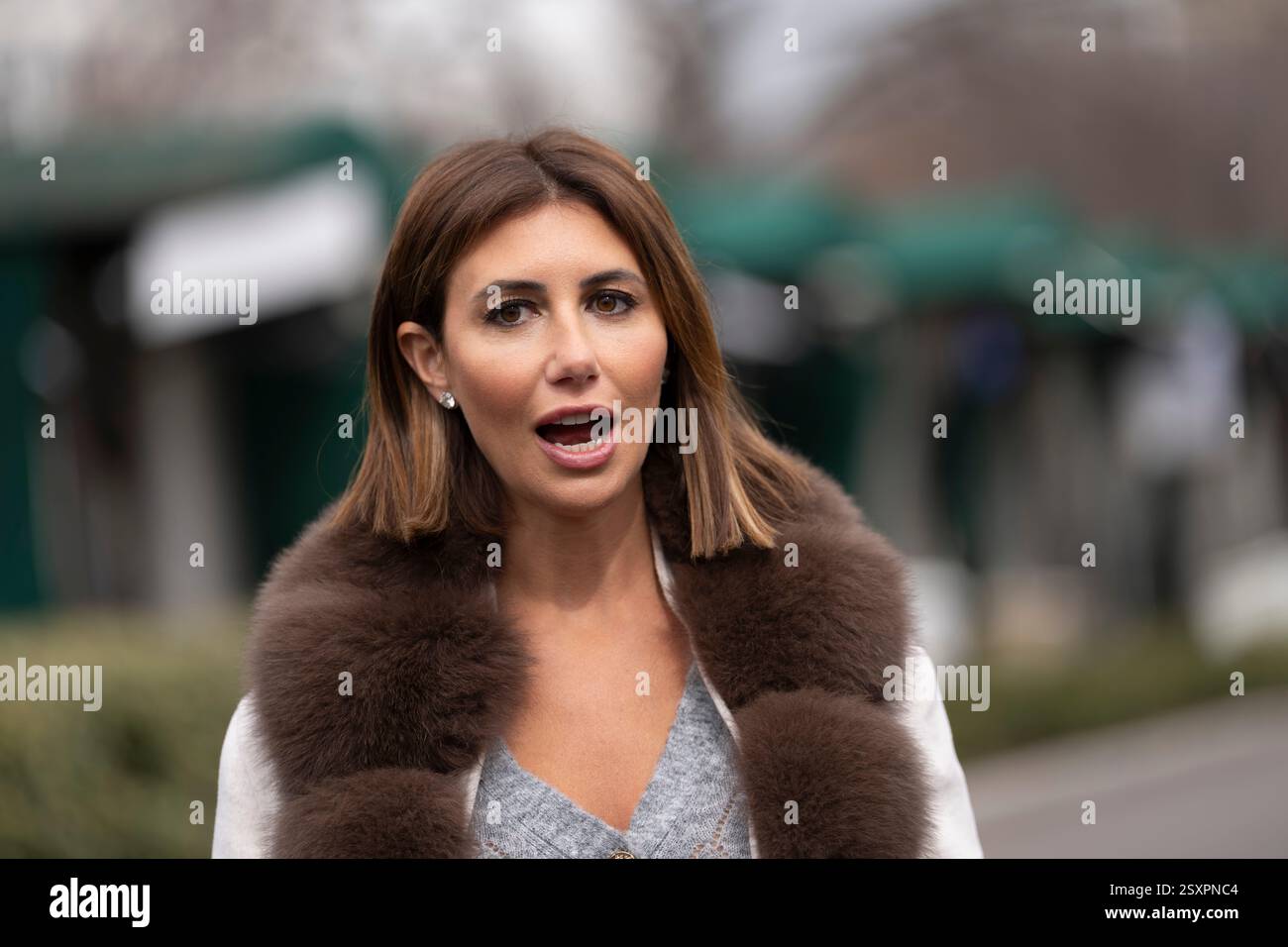 Alina Habba, Counselor to the President speaks to the media outside the ...