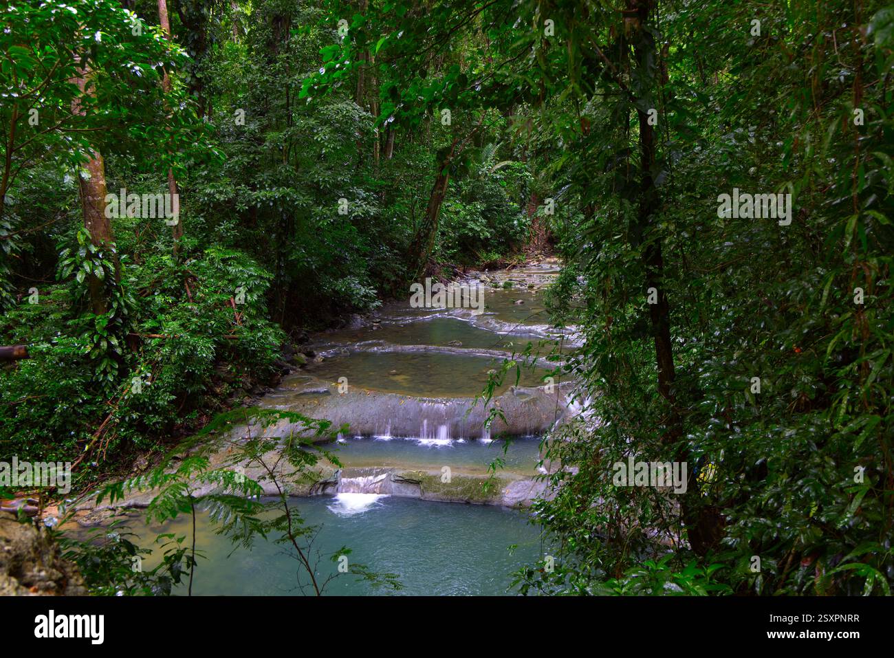 The Seven Altars Waterfall Pools, Livingston, Guatemala Stock Photo - Alamy
