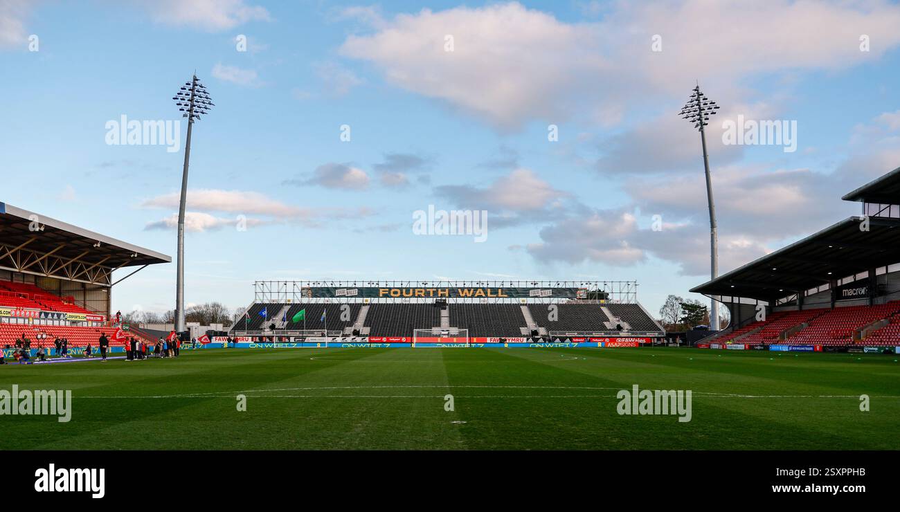 SToK Cae Ras, Wrexham, UK. 25th Feb, 2025. UEFA Womens Nations League ...