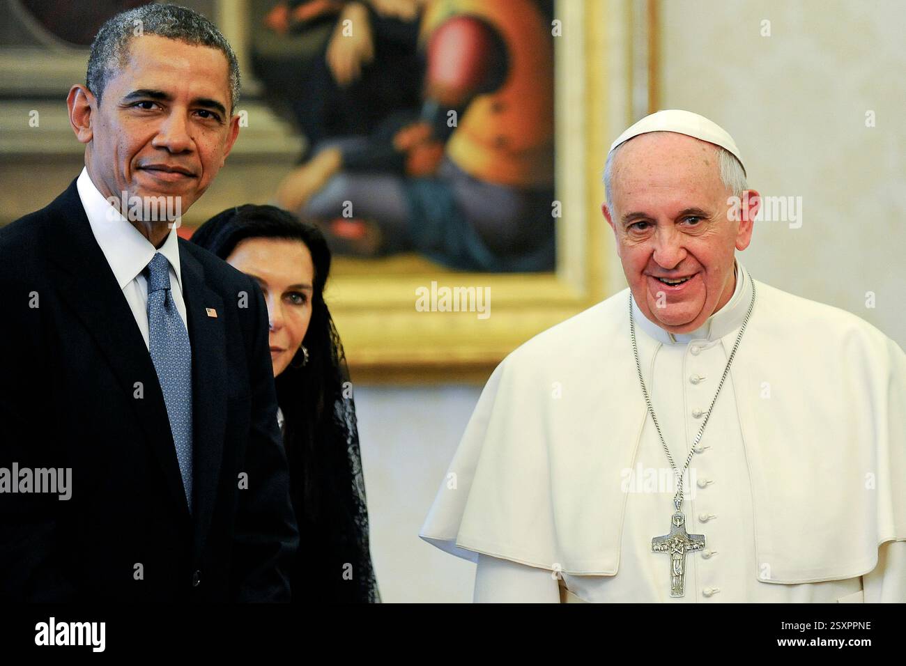 Vatican City - Pope Francis meets the president of United States of ...