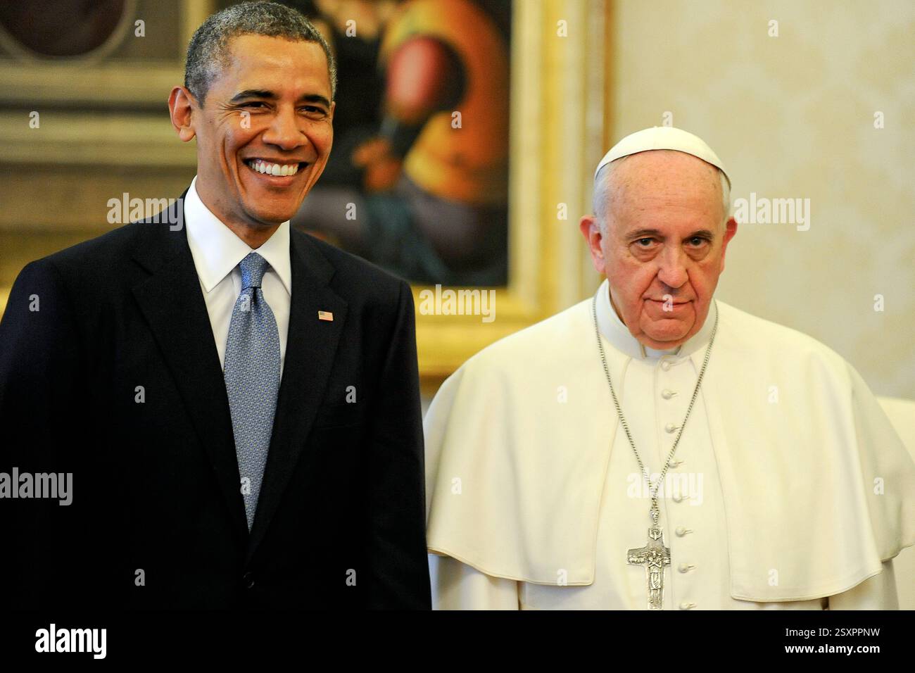 Vatican City - Pope Francis meets the president of United States of ...