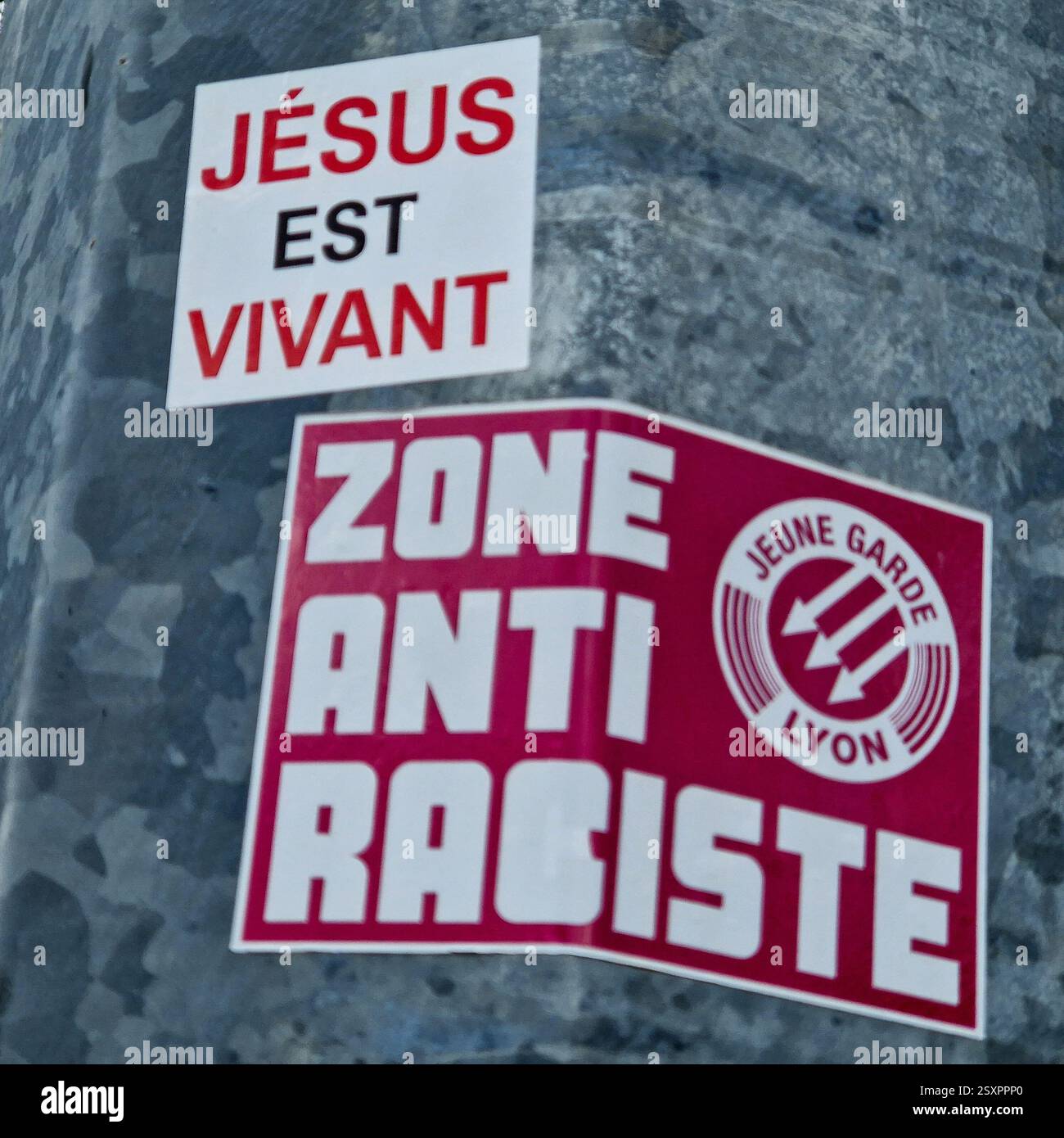 Stickers, Lyon, France Stock Photo - Alamy