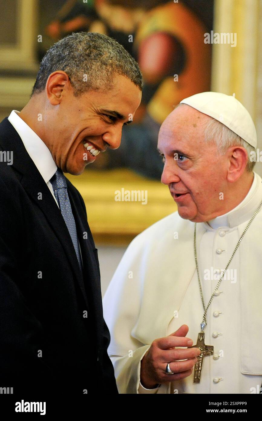 Vatican City - Pope Francis meets the president of United States of ...