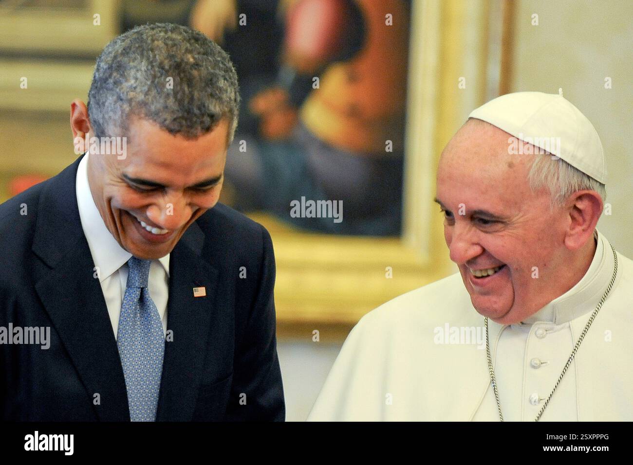 Vatican City - Pope Francis meets the president of United States of ...