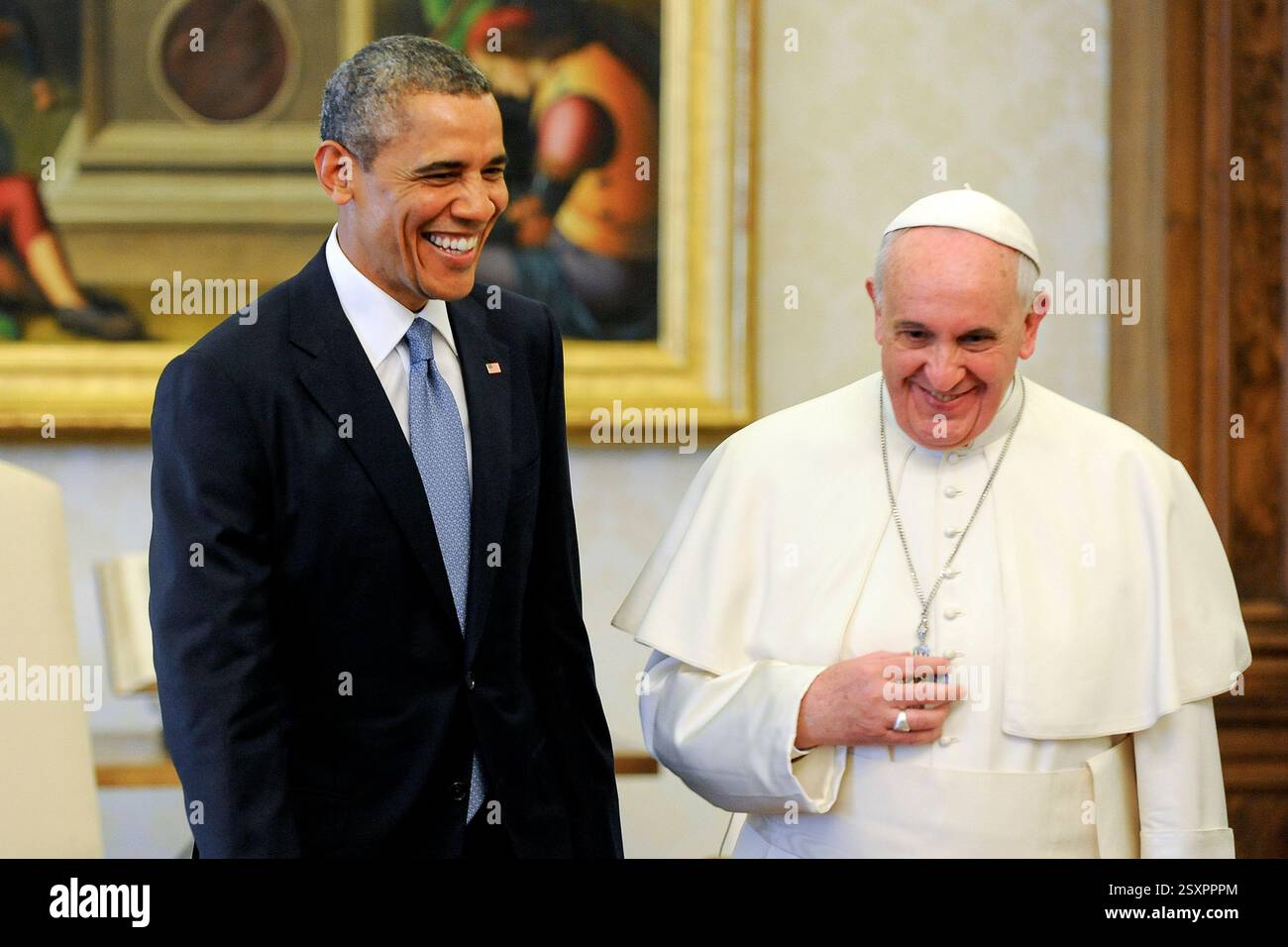 Vatican City - Pope Francis meets the president of United States of ...