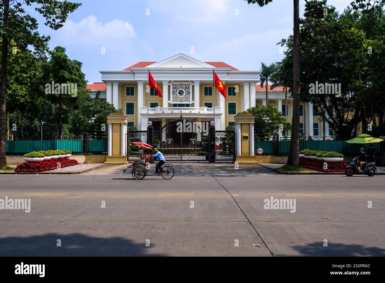 Facade of the building of the Central Committee of the Communist Party ...