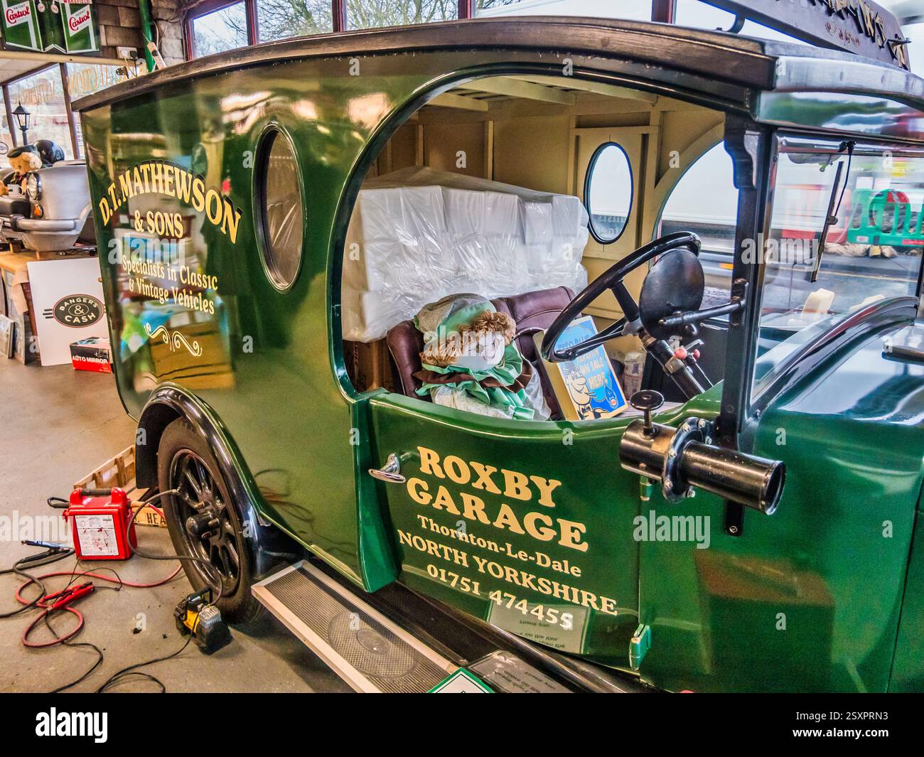The image is of the interior of Mathewson's Auction showroom made famous by the TV series ...