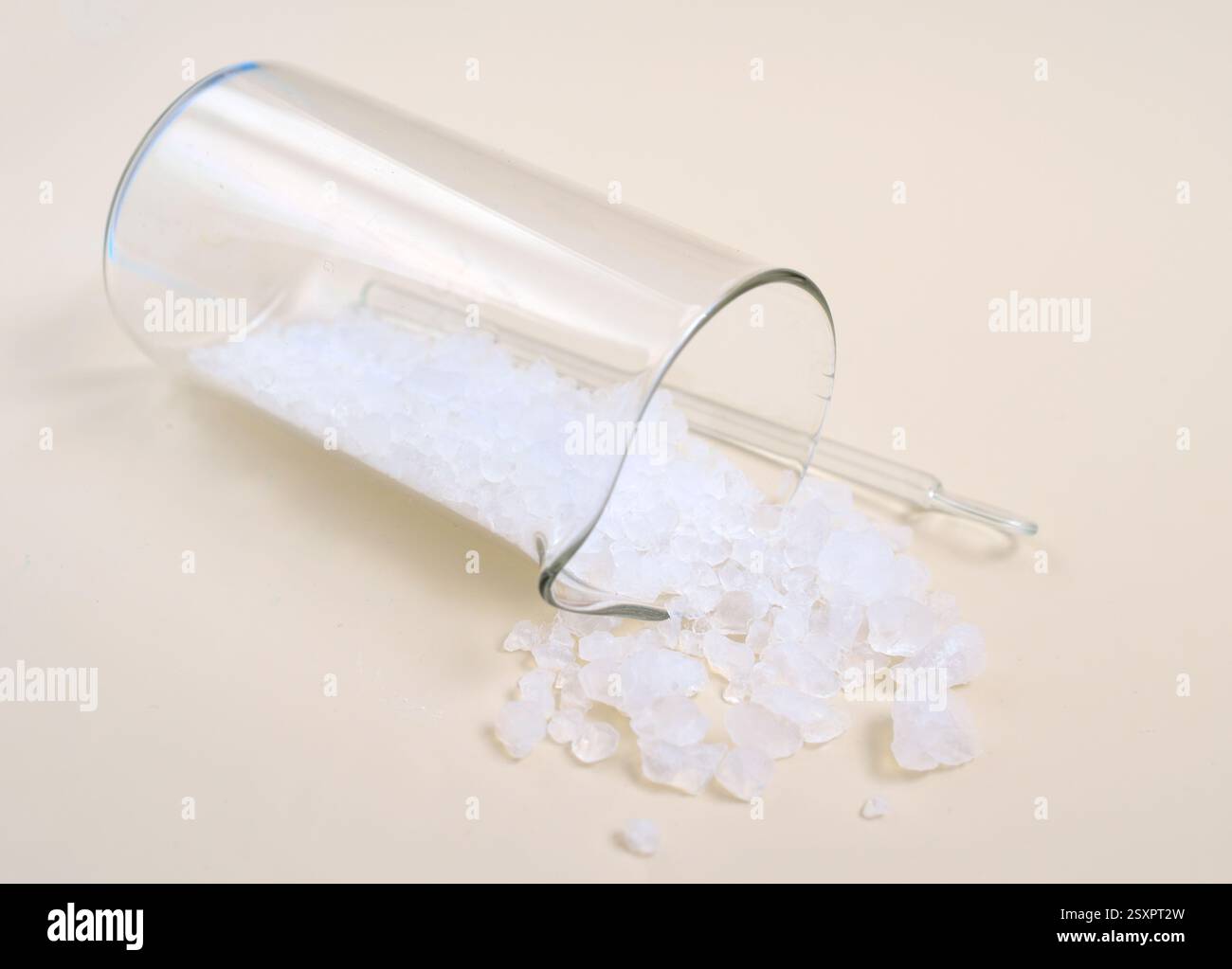 Silica gel is an amorphous and porous form of silicon dioxide Stock ...