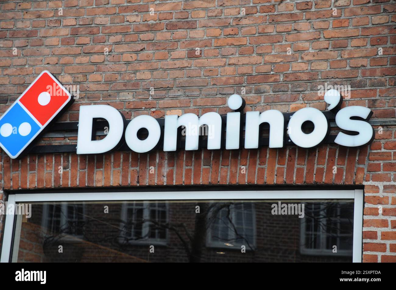 Copenhagen/ DenmarK/25 FEBRUARY 2025/.Domino s fast food chain in ...