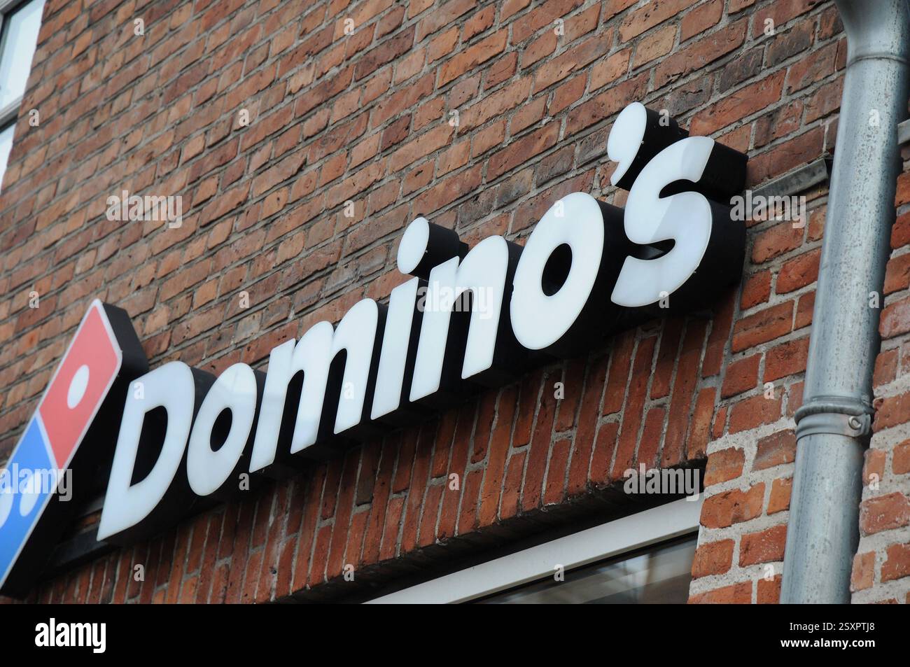 Copenhagen/ DenmarK/25 FEBRUARY 2025/.Domino s fast food chain in ...