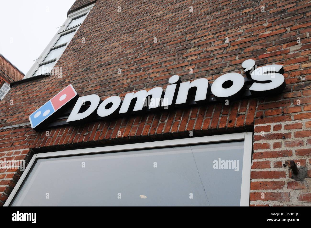 Copenhagen/ DenmarK/25 FEBRUARY 2025/.Domino s fast food chain in ...