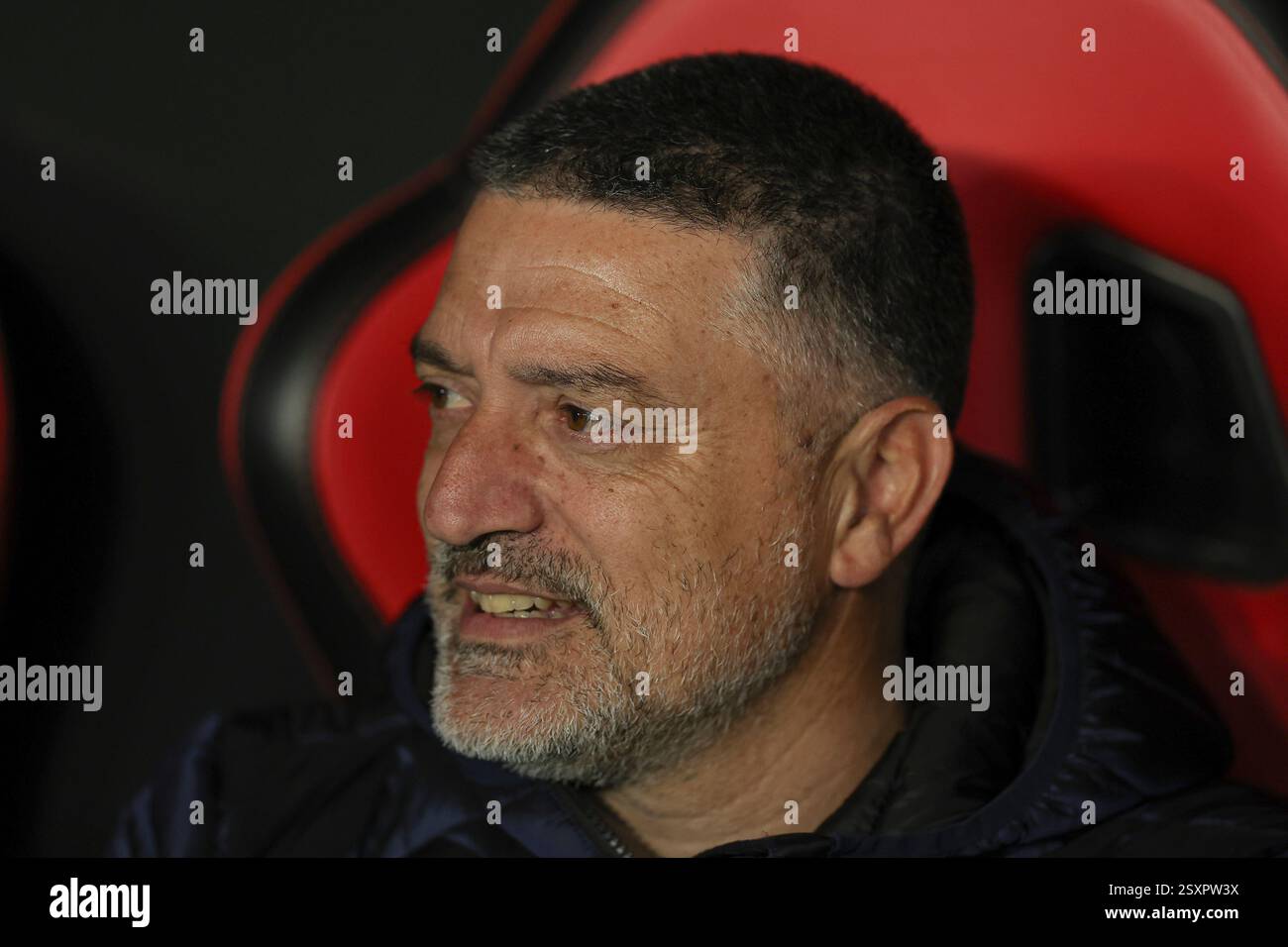 Sevilla FC head coach Xavier Garcia Pimienta during the La Liga EA ...