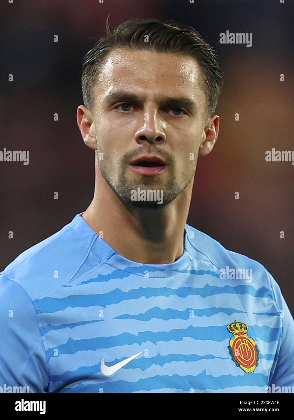 Martin Valjent of RCD Mallorca during the La Liga EA Sports match ...