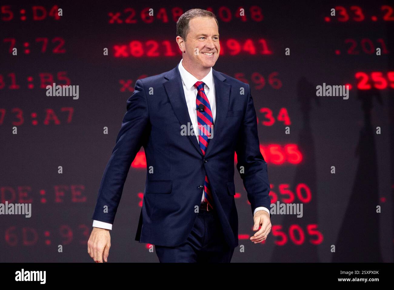 NATIONAL HARBOR, MD, USA — February 20 2025: U.S. Senator Eric Schmitt ...