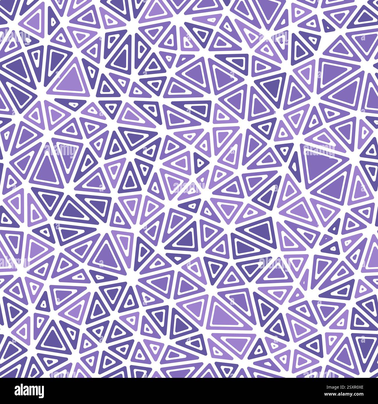 Vector science background. Rounded solid shapes in frames. Compact triangles size. Monotone ...