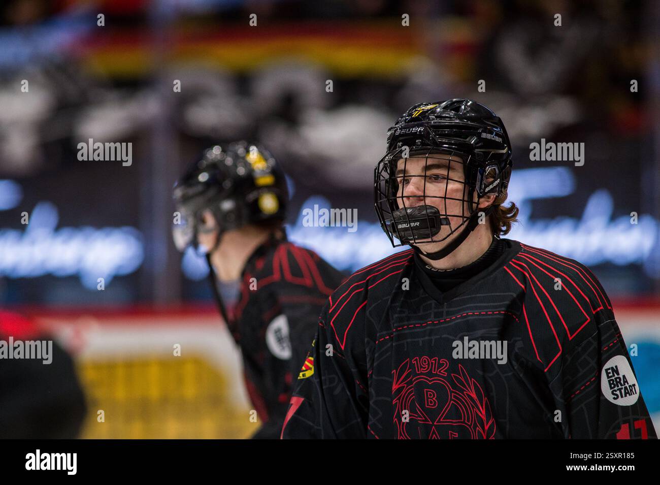 250225 Brynäs Michal Svrcek inför ishockeymatchen i SHL mellan Brynäs ...