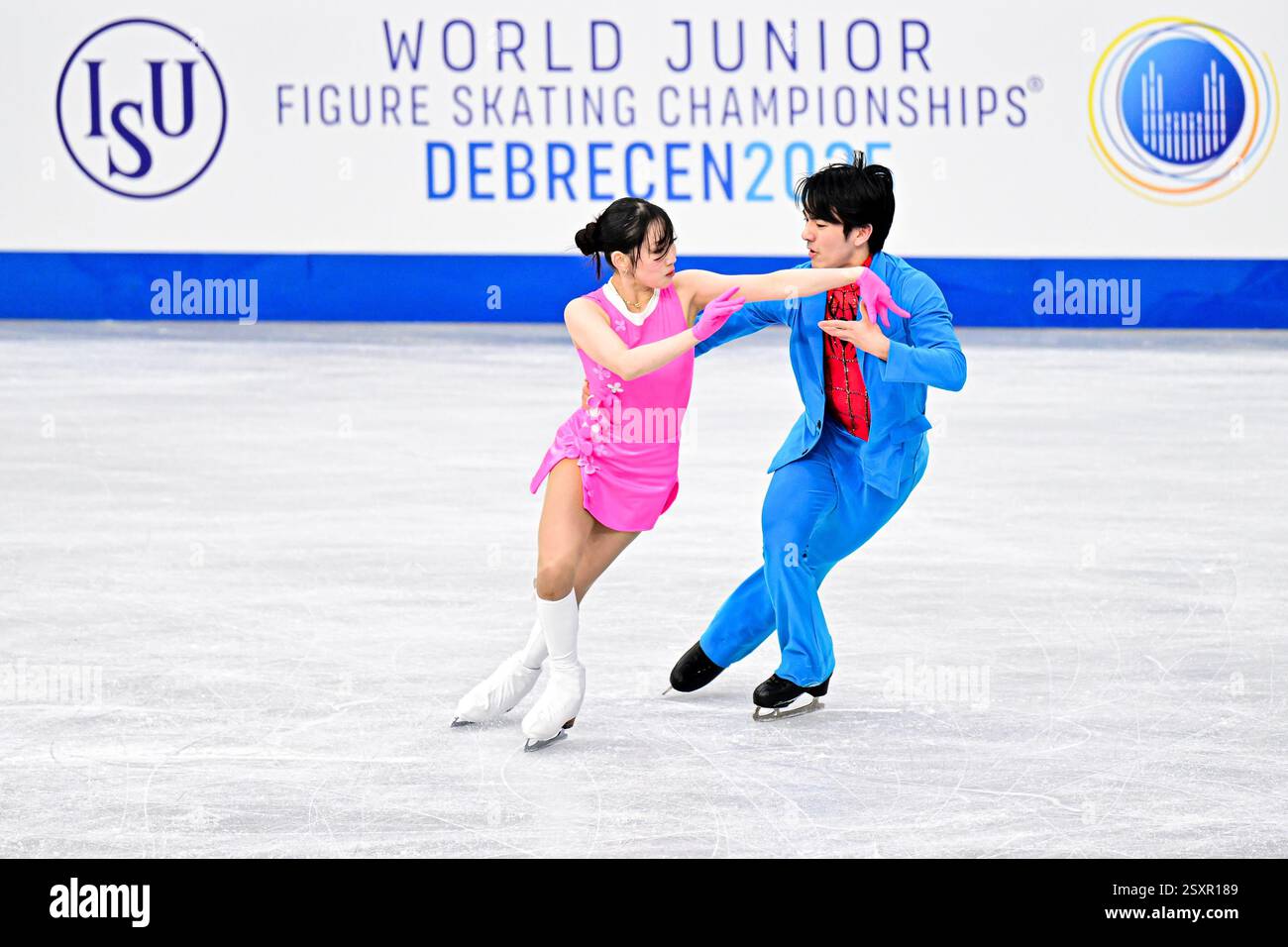 Sara KISHIMOTO & Atsuhiko TAMURA (JPN), during Junior Ice Dance ...
