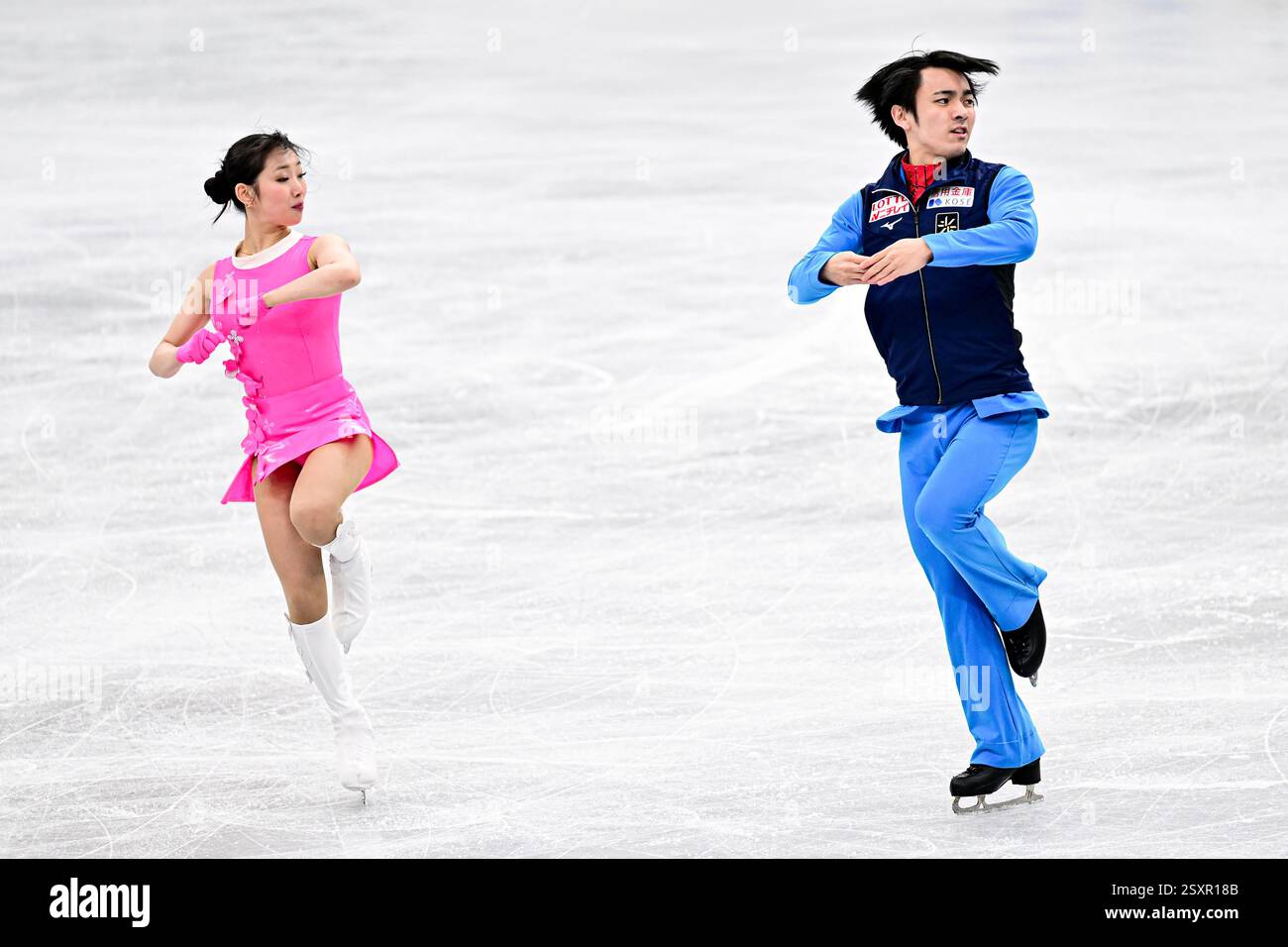 Sara KISHIMOTO & Atsuhiko TAMURA (JPN), during Junior Ice Dance ...