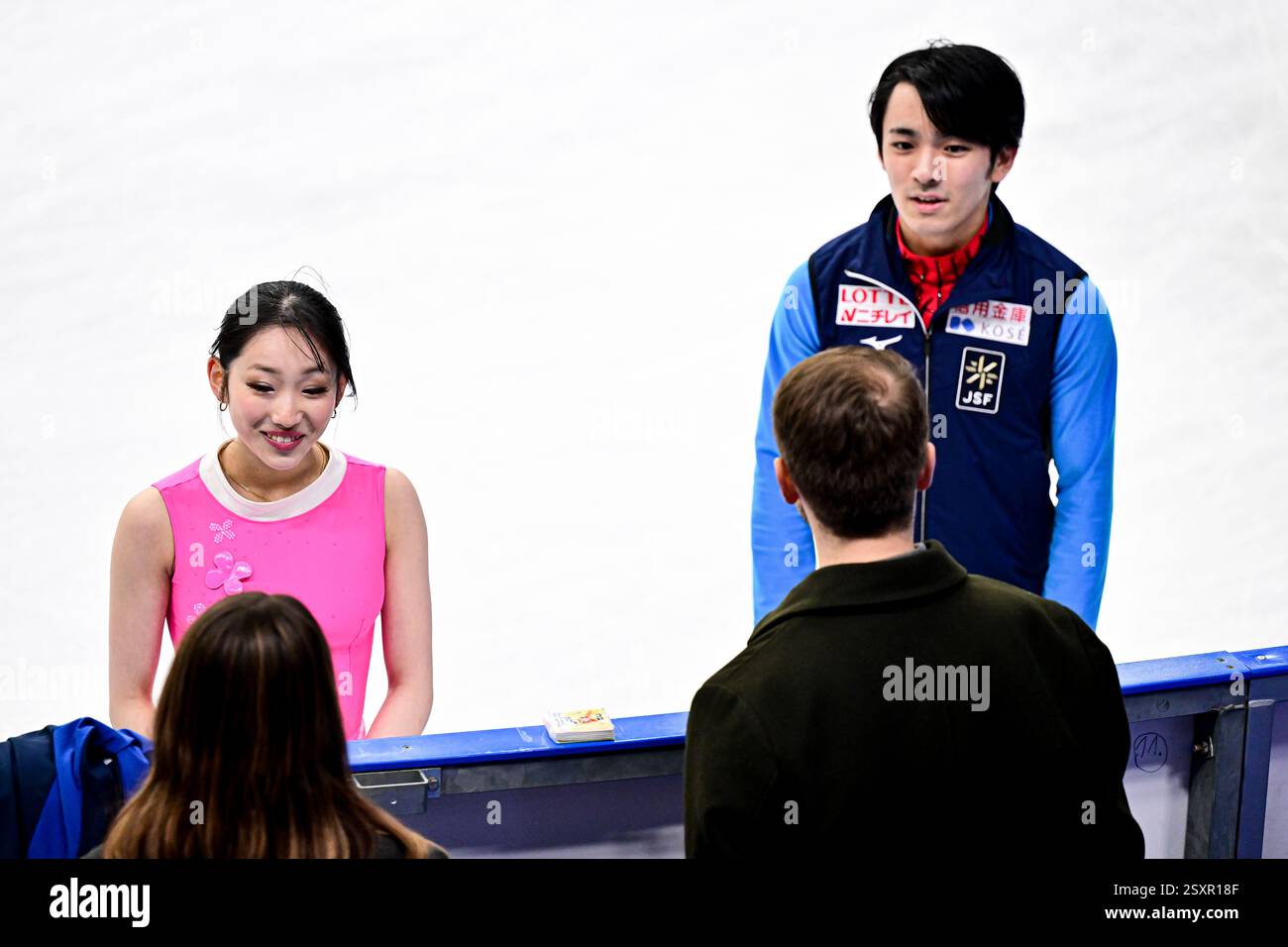 Sara KISHIMOTO & Atsuhiko TAMURA (JPN), during Junior Ice Dance ...