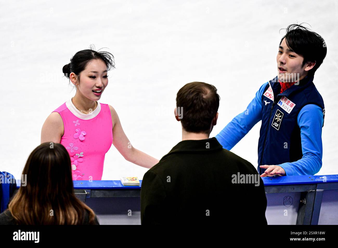 Sara KISHIMOTO & Atsuhiko TAMURA (JPN), during Junior Ice Dance ...