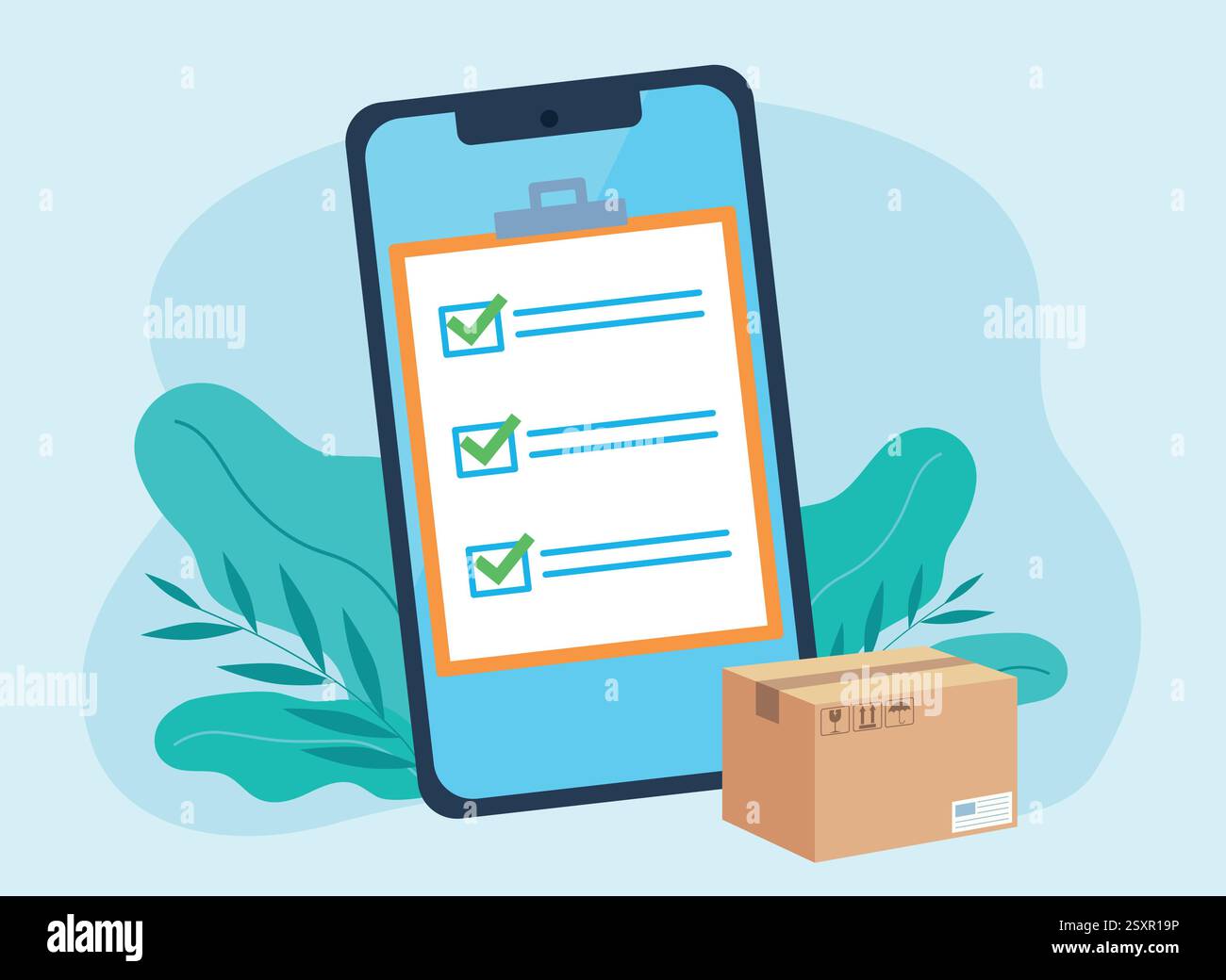 Online safety checklist Stock Vector Images - Alamy