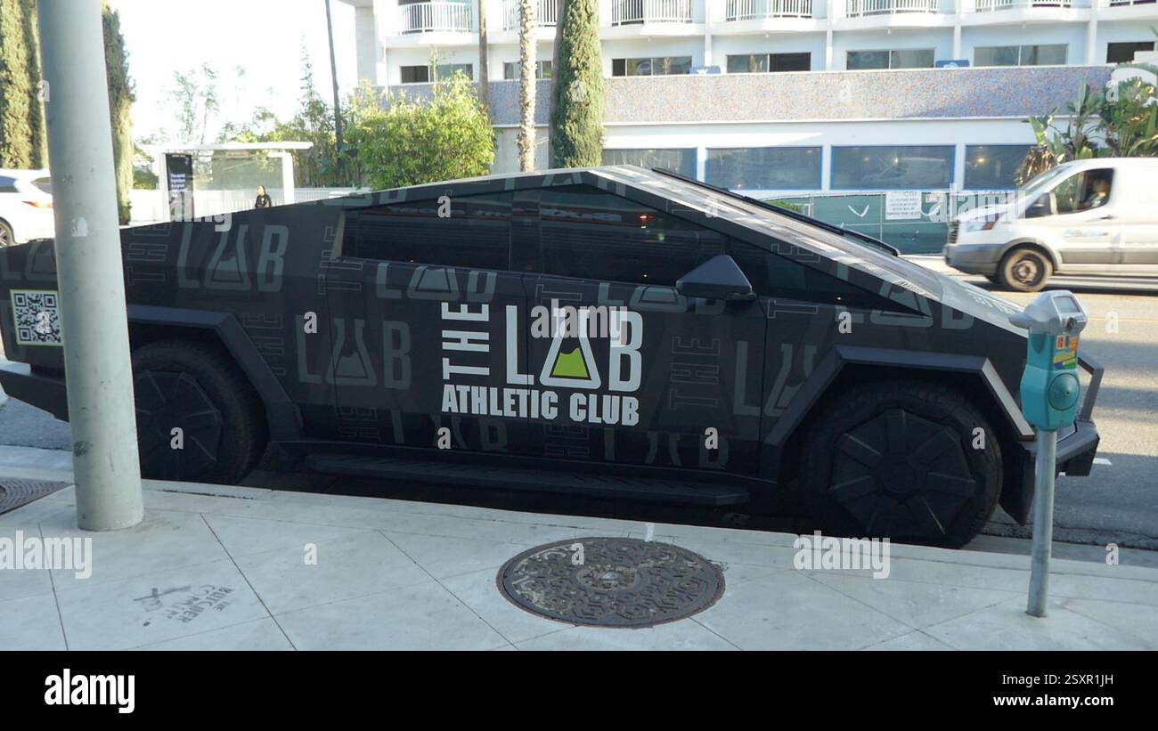 Los Angeles, California, USA 24th February 2025 Tesla Cybertruck The ...