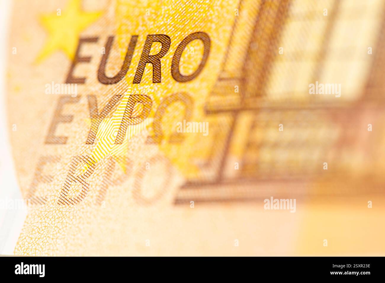 Detail von einem 50 Euro Geldschein Detail von einem 50 Euro Geldschein ...