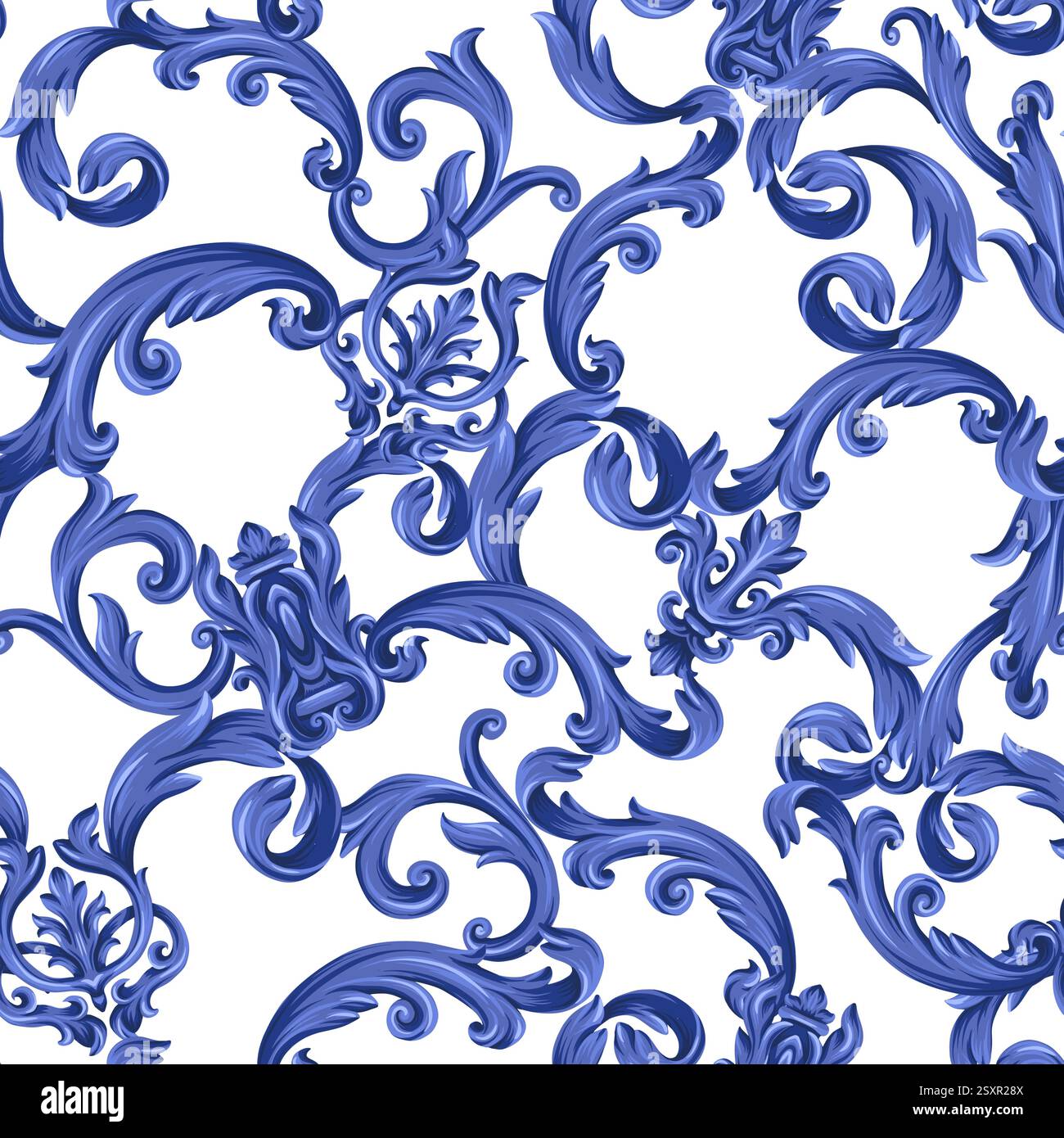 Symmetrical with elaborate baroque decoration hi-res stock photography and images - Alamy