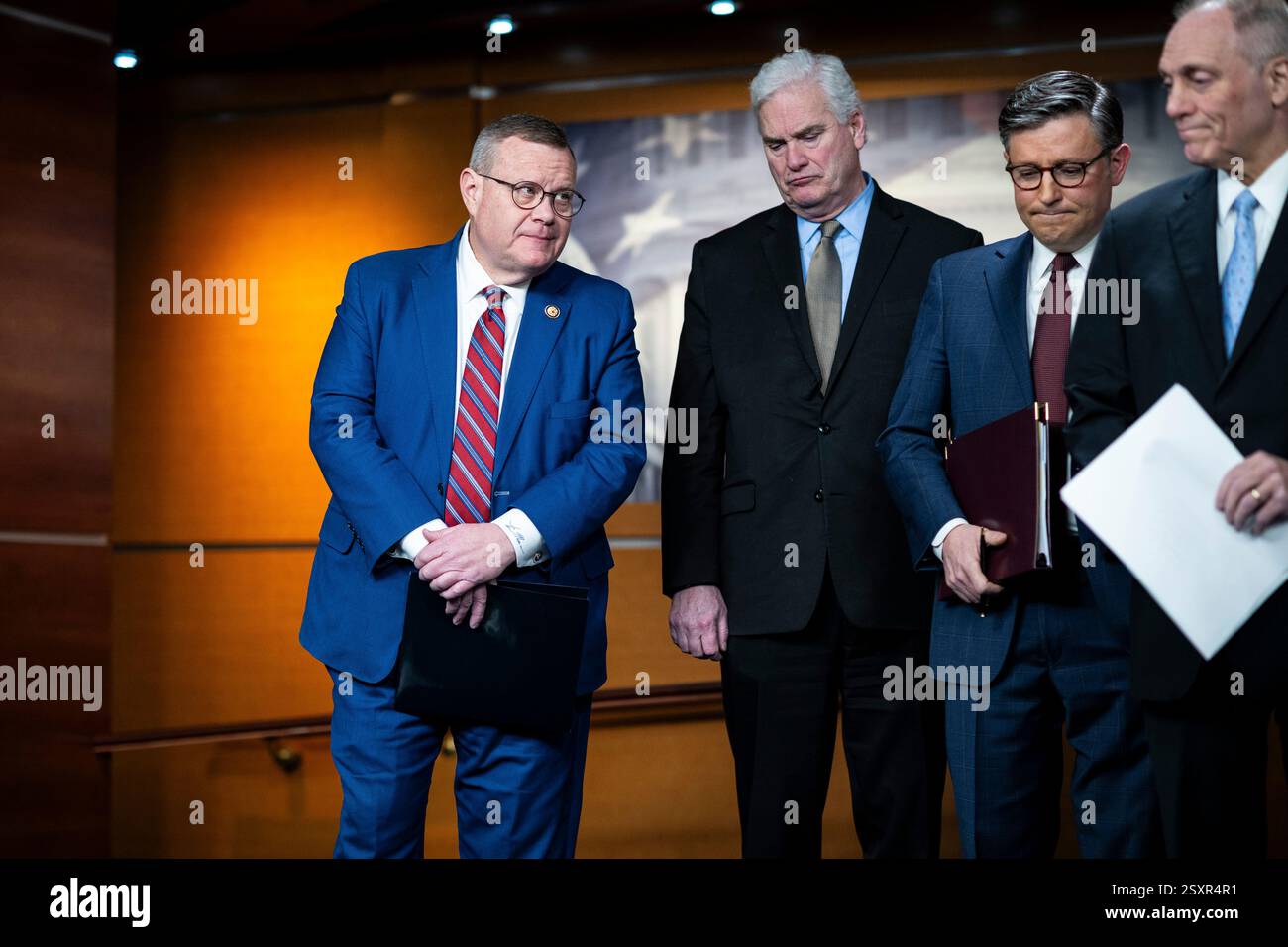 Representative Tim Moore (R-N.C.) approaches the podium to speak during the weekly House ...