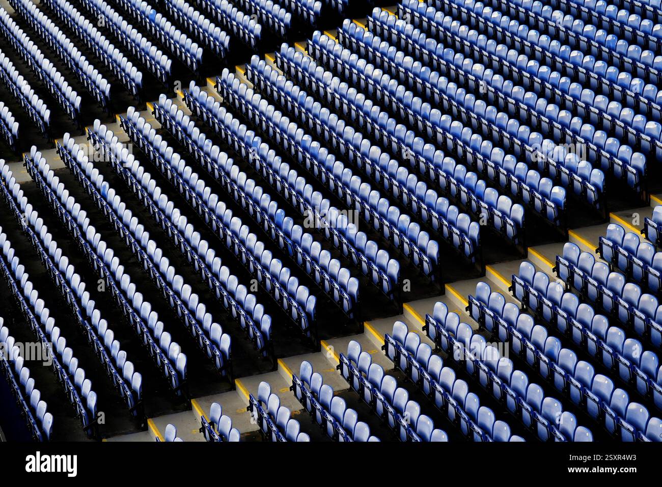 A general view of the seating inside the stadium before the Premier ...