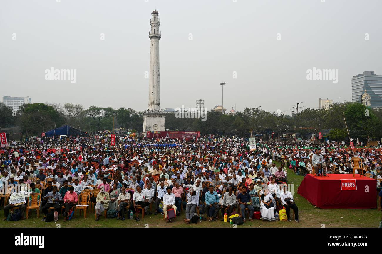 Kolkata, India. 25th Feb, 2025. KOLKATA, INDIA - FEBRUARY 25: Members ...