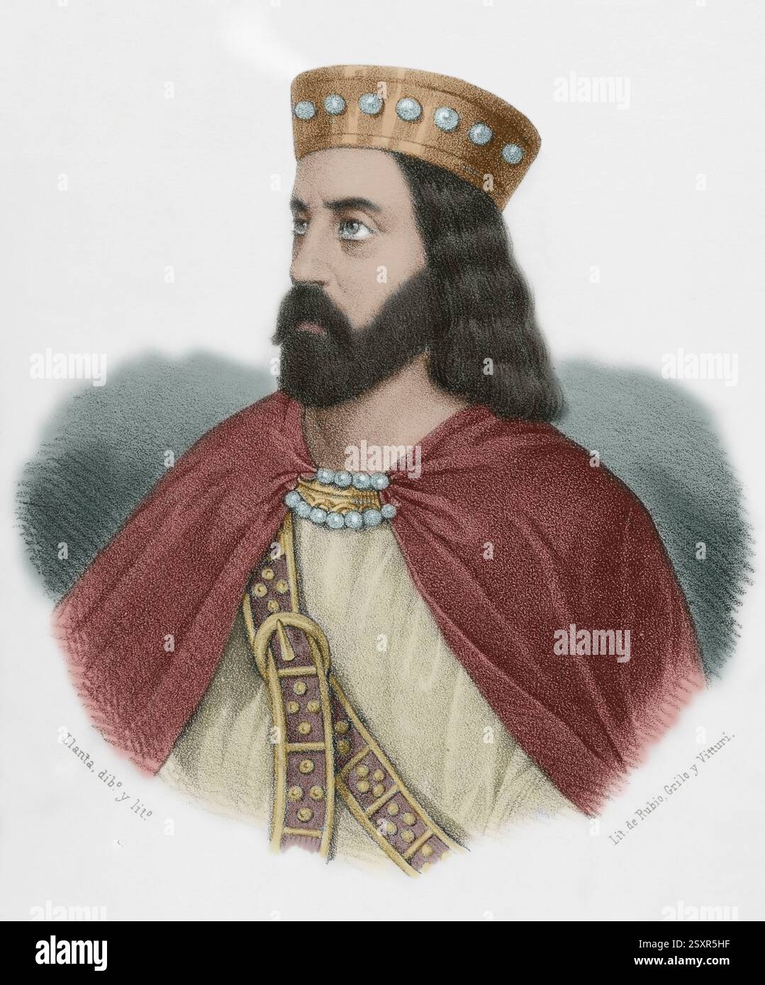 Alfonso I of Asturias, called the Catholic (693-757). King of Asturias ...