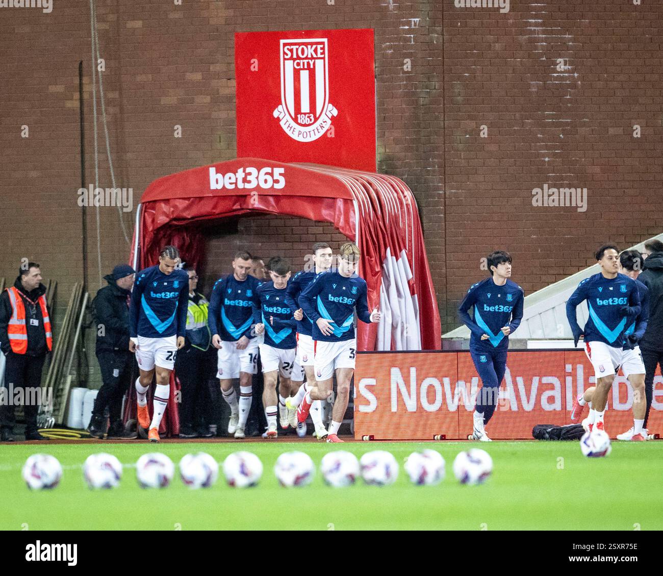 25th February 2025; Bet365 Stadium, Stoke, Staffordshire, England; EFL ...