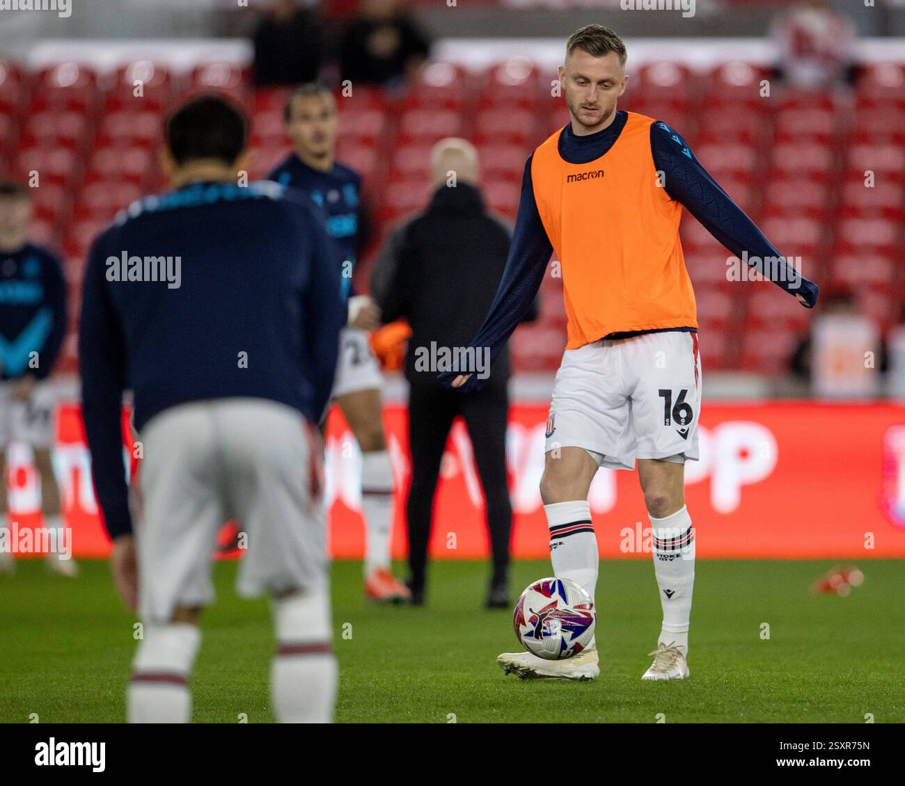 25th February 2025; Bet365 Stadium, Stoke, Staffordshire, England; EFL ...