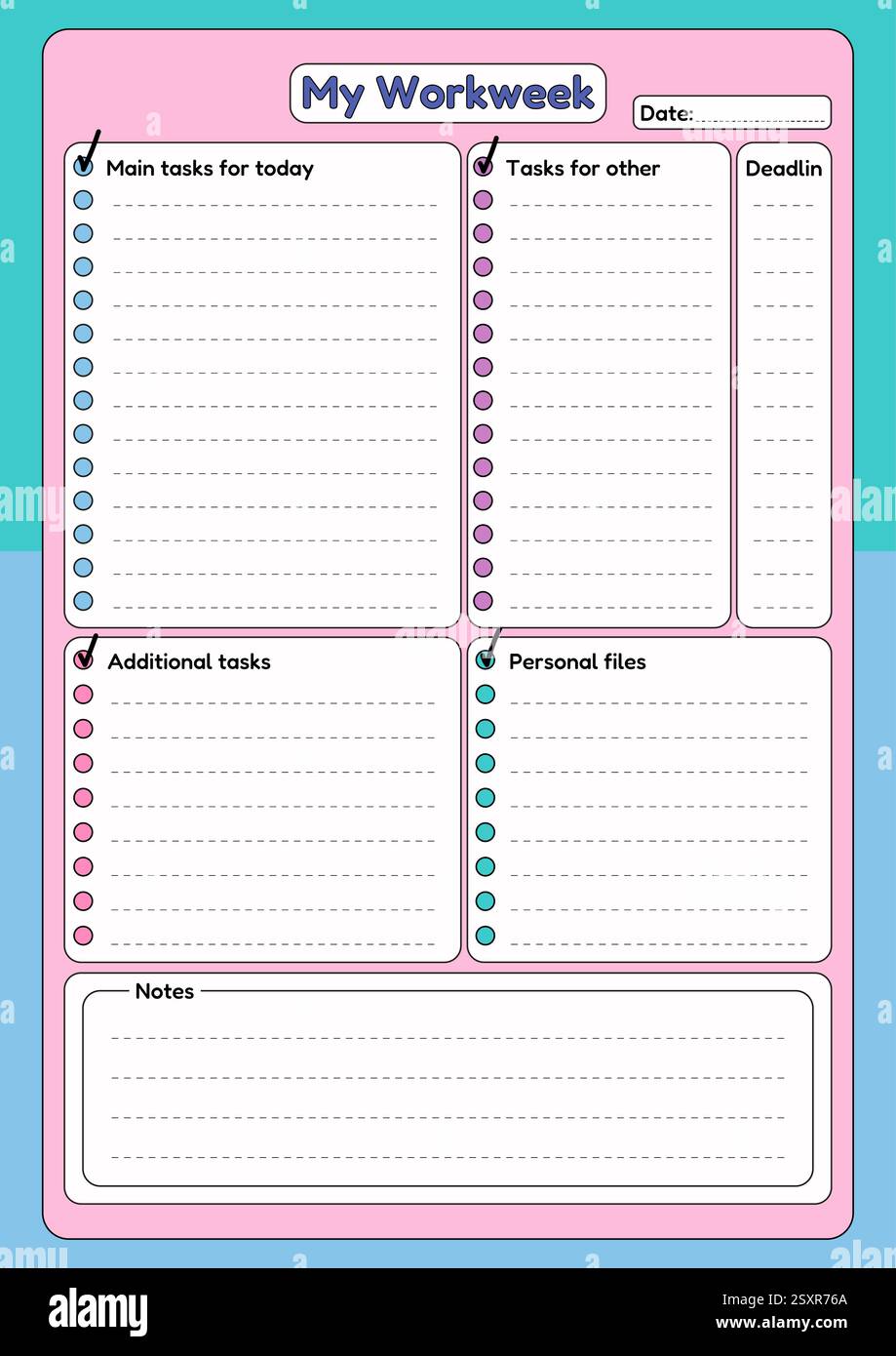 Workweek vector vectors hi-res stock photography and images - Alamy