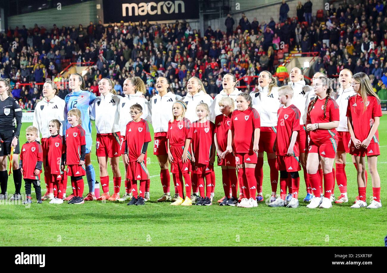 SToK Cae Ras, Wrexham, UK. 25th Feb, 2025. UEFA Womens Nations League ...