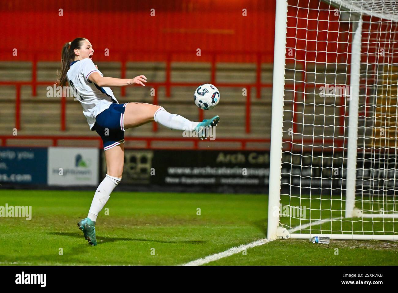 Isobel Goodwin (9 England) goes close early on during the National Team ...