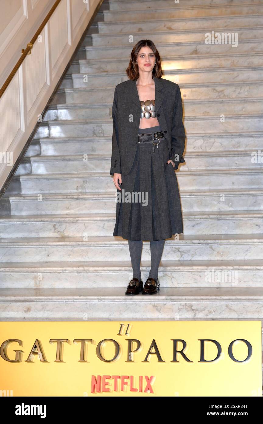 Benedetta Porcaroli beim Photocall zur Netflix Miniserie 'Il Gattopardo ...