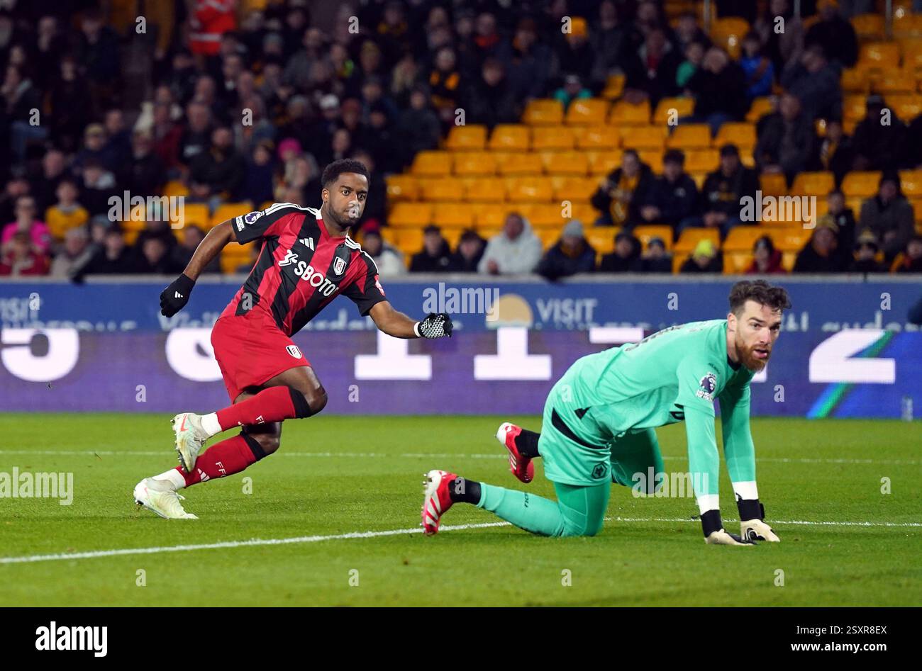 Fulham's Ryan Sessegnon scores their side's first goal of the game ...