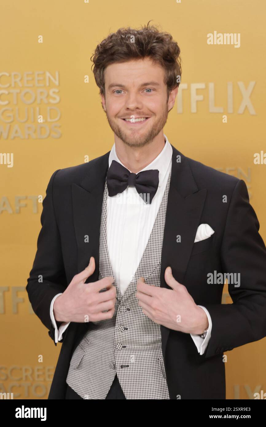 Jack Quaid attends the 31st Annual Screen Actors Guild Awards at Shrine ...