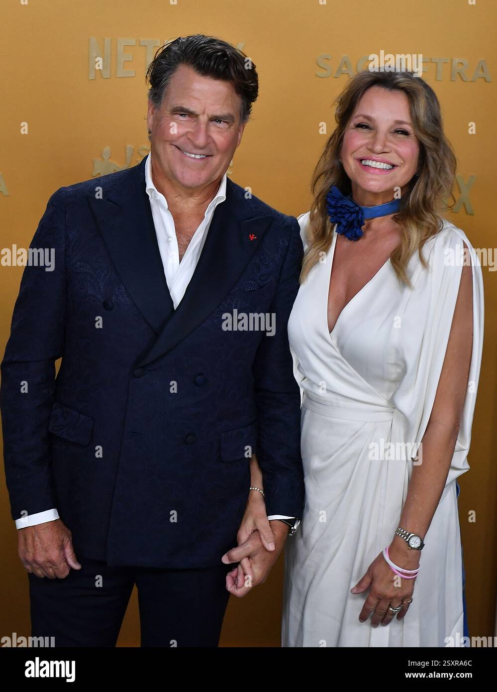 Ted McGinley and Gigi Rice attend the 31st Annual Screen Actors Guild ...