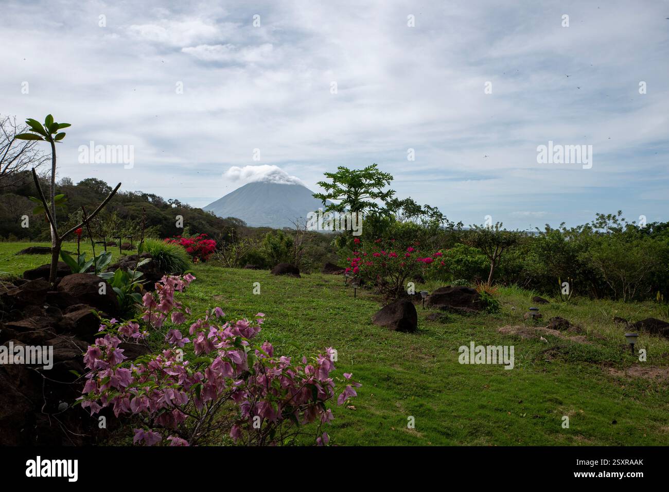 Concepcion Volcano or Volcan Concepcion on Ometepe Island in Nicaragua ...