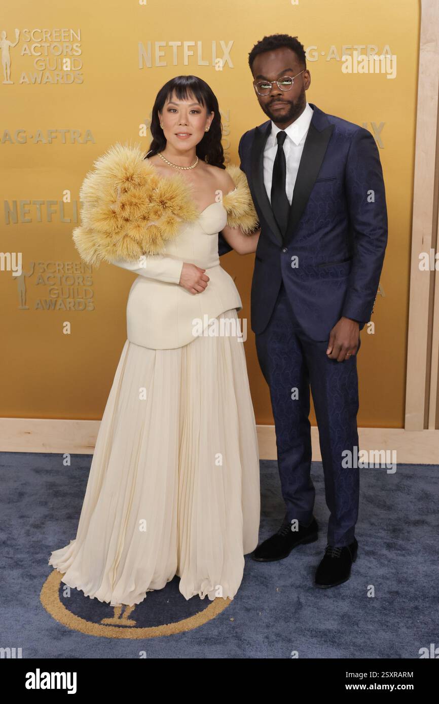 Ali Ahn and William Jackson Harper attends the 31st Annual Screen ...