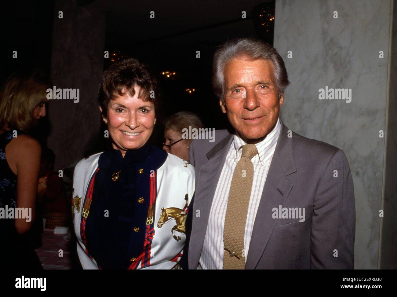 Efrem Zimbalist Jr. and wife Loranda Circa 1980's Credit: Ralph ...